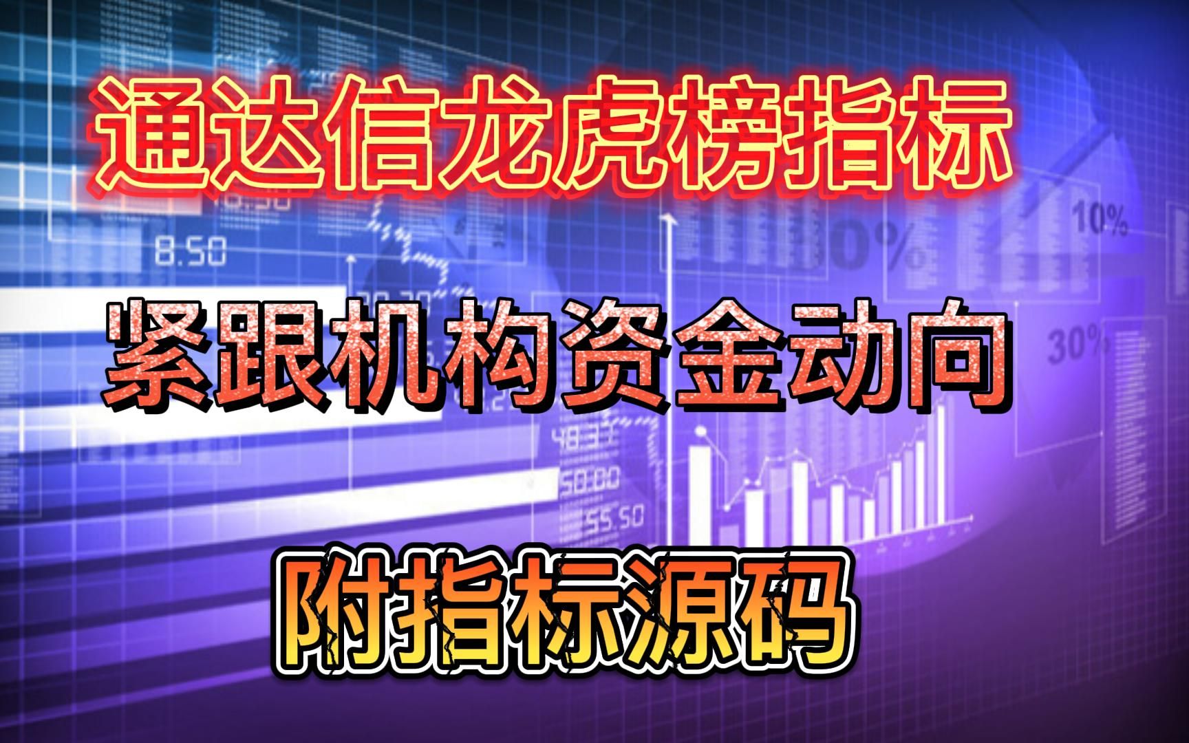 通达信龙虎榜指标,紧跟机构资金动向,附指标源码,已实战测试,值得一试...