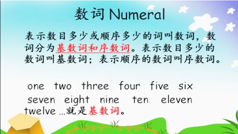 2018中考英语复习,基数词和序数词的运用,考试必备的英语知识