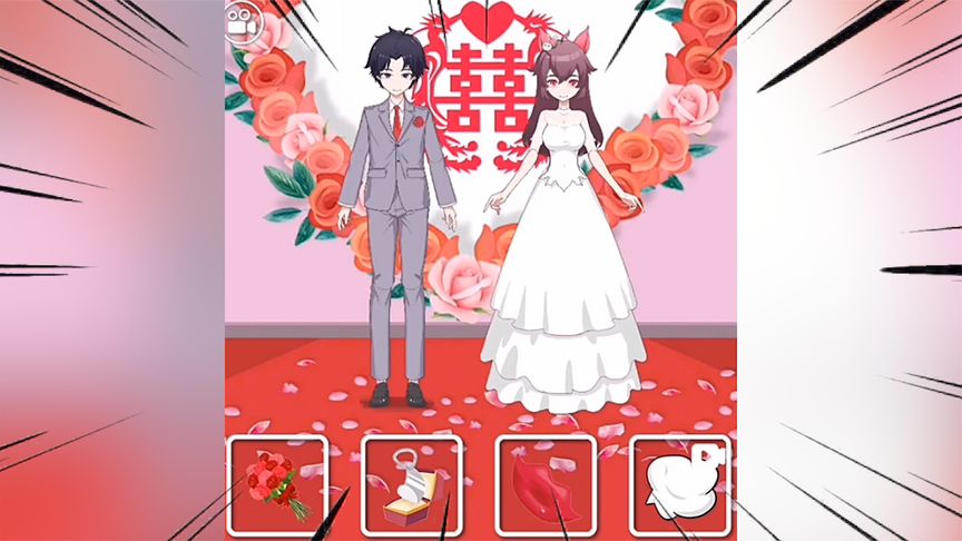 他们终于结婚了,唐三穿西装,小舞穿婚纱,看着真是太般配了!