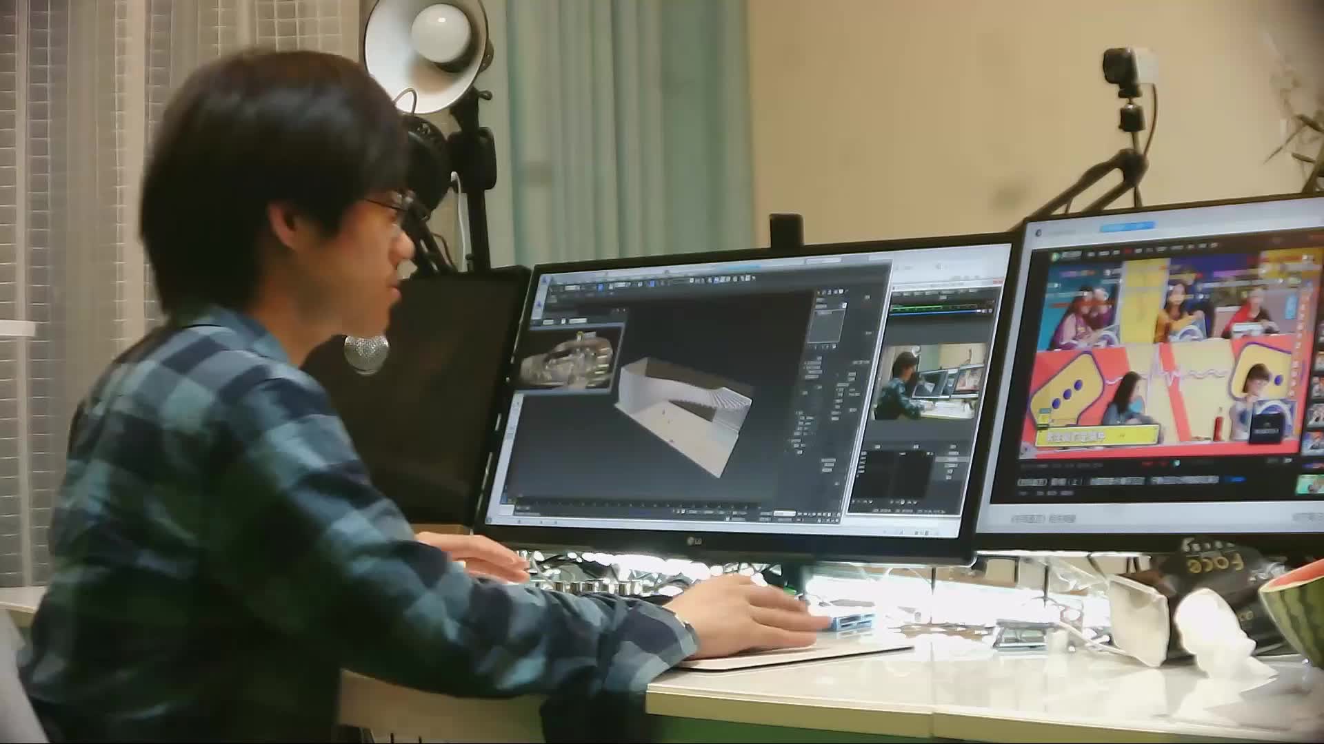 3dmax教程大型扭曲展台设计p02展台自习室朱小橙