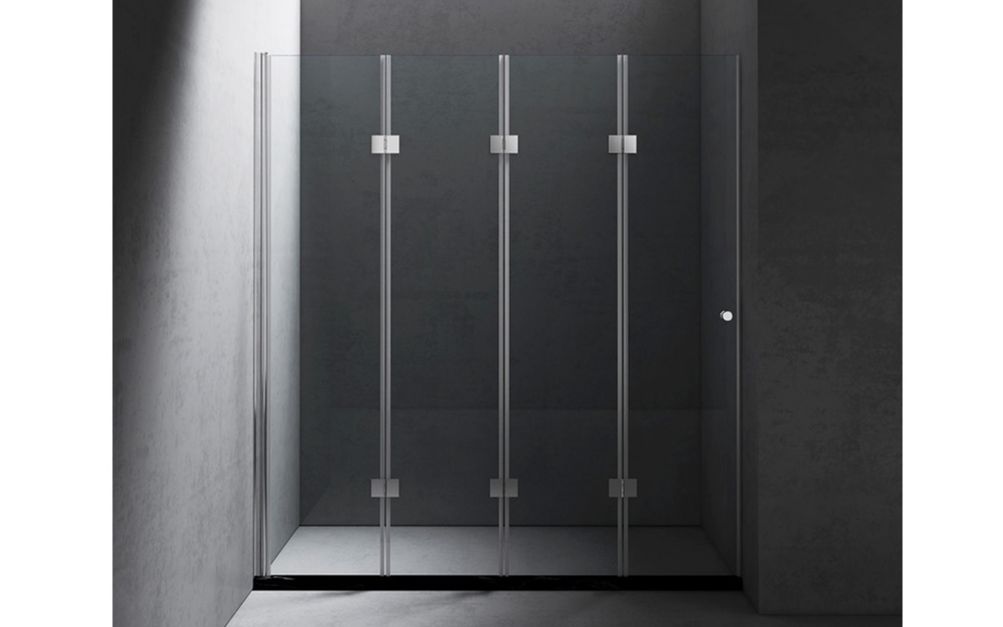 原素空间折叠门淋浴房安装教程(玻璃隔断沐浴卫生间)