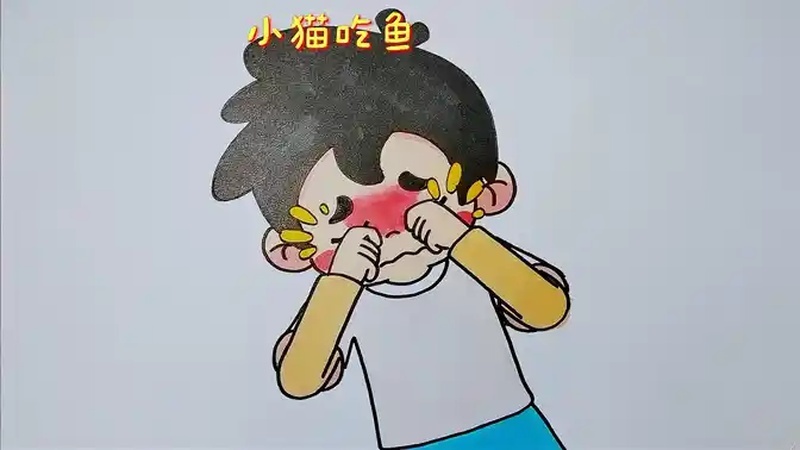 遇到这样的鸟,一定要远离,简笔画