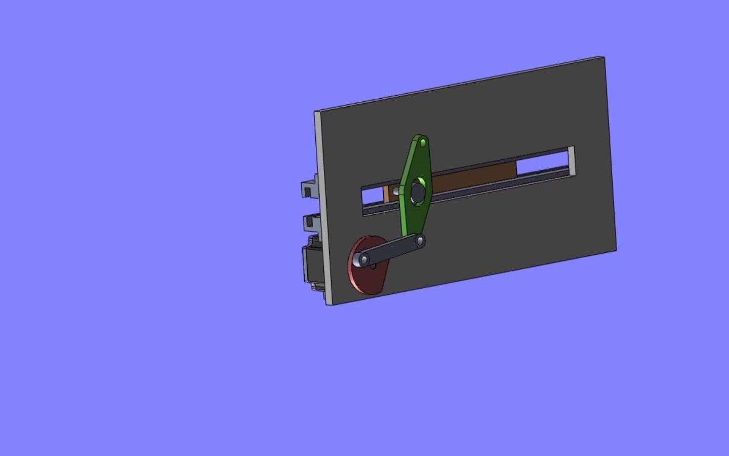 33.改变曲柄实现的直线运动机构
