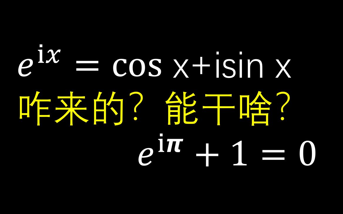 【纯粹数学】欧拉方程及其推导