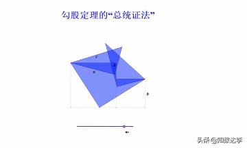 一起欣赏下,勾股定理的的"总统证法"#初中数学#