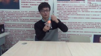 漏斗和吹风机吹乒乓球1