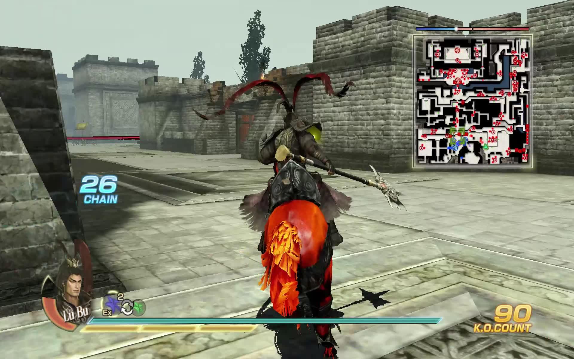 真三国无双7长安夺还战吕布秘武二武器获得