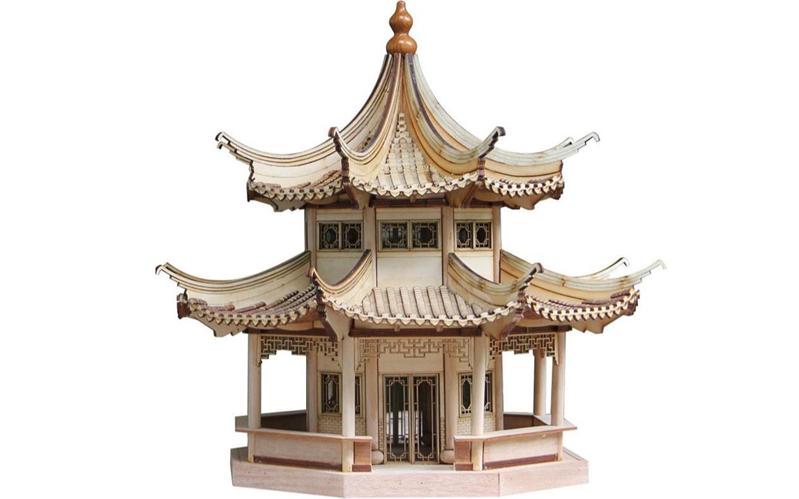 【3D场景建模】3Dmax从零开始制作一座八角亭