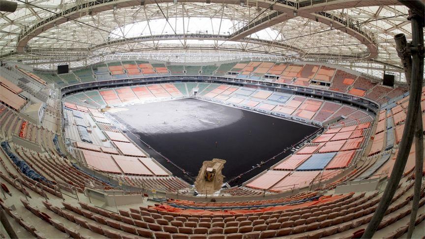 卡塔尔世界杯体育场建设全过程@卡塔尔驻华大使馆