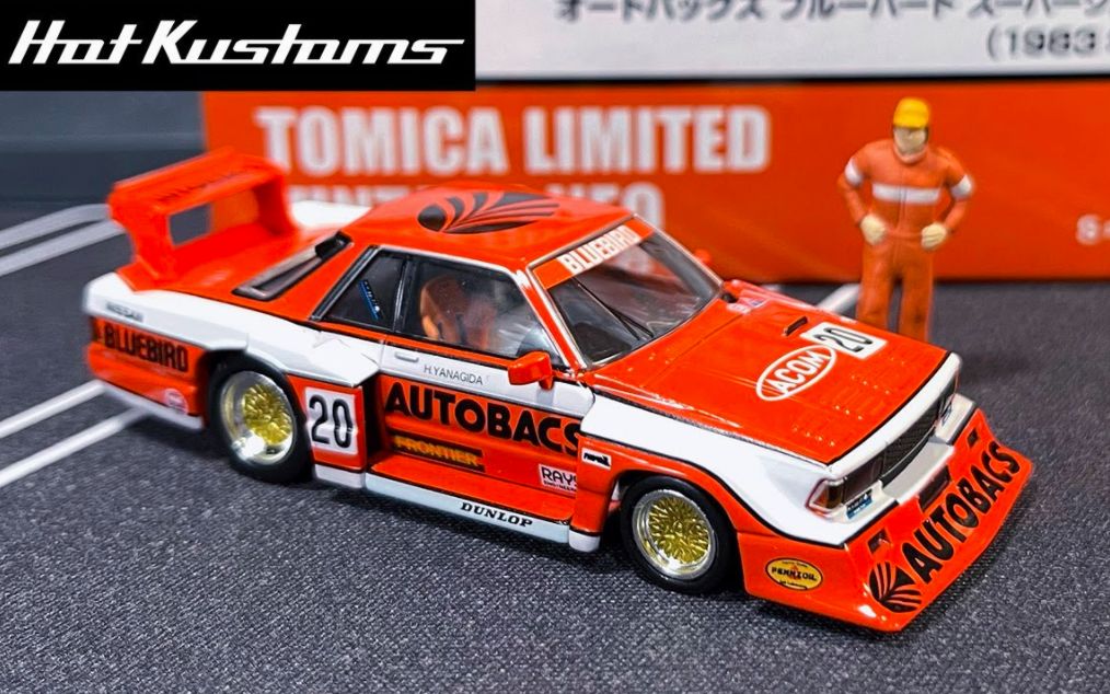 【中古神物】tlv 尼桑蓝鸟超级剪影赛车