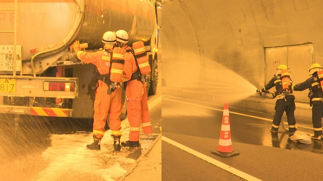 现场直击!他们用15分钟,完成一次危化品运输车辆事故救援演练