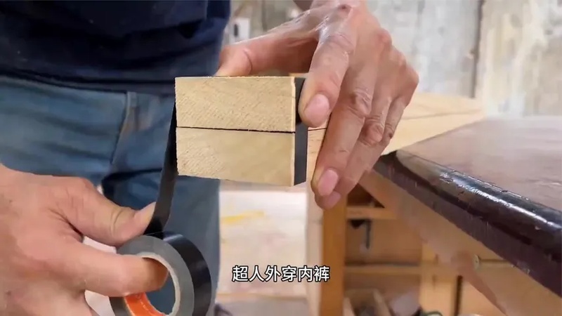 太牛了!大叔居然纯手工打造出精美实木餐桌