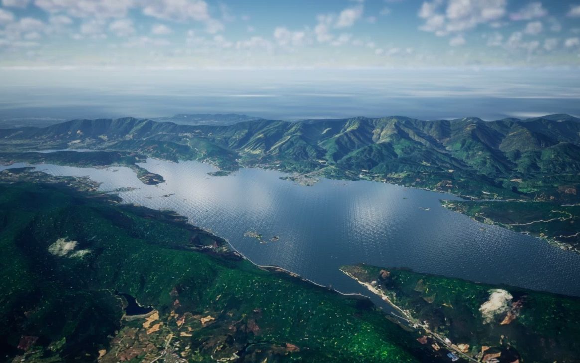 UE4水库库区淹没测试