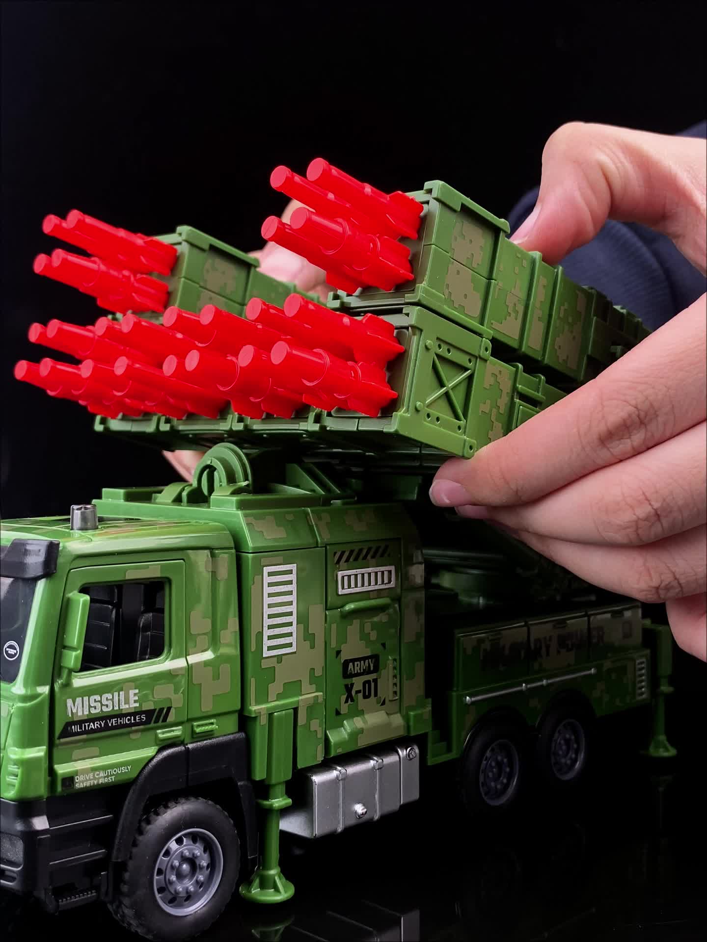 儿童导弹车男孩可发射导弹汽车模型炮弹车玩具 #导弹车#玩具车#汽车...