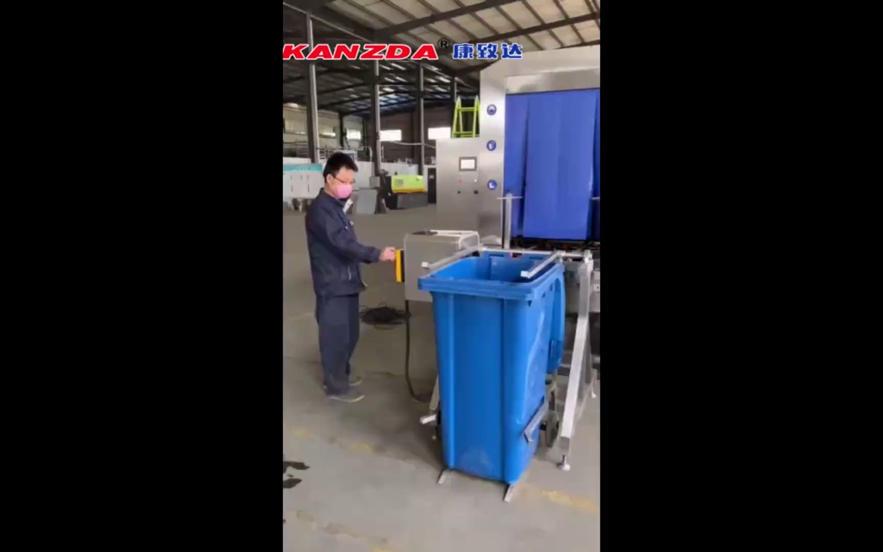 垃圾桶清洗机 环卫生活垃圾桶清洗机