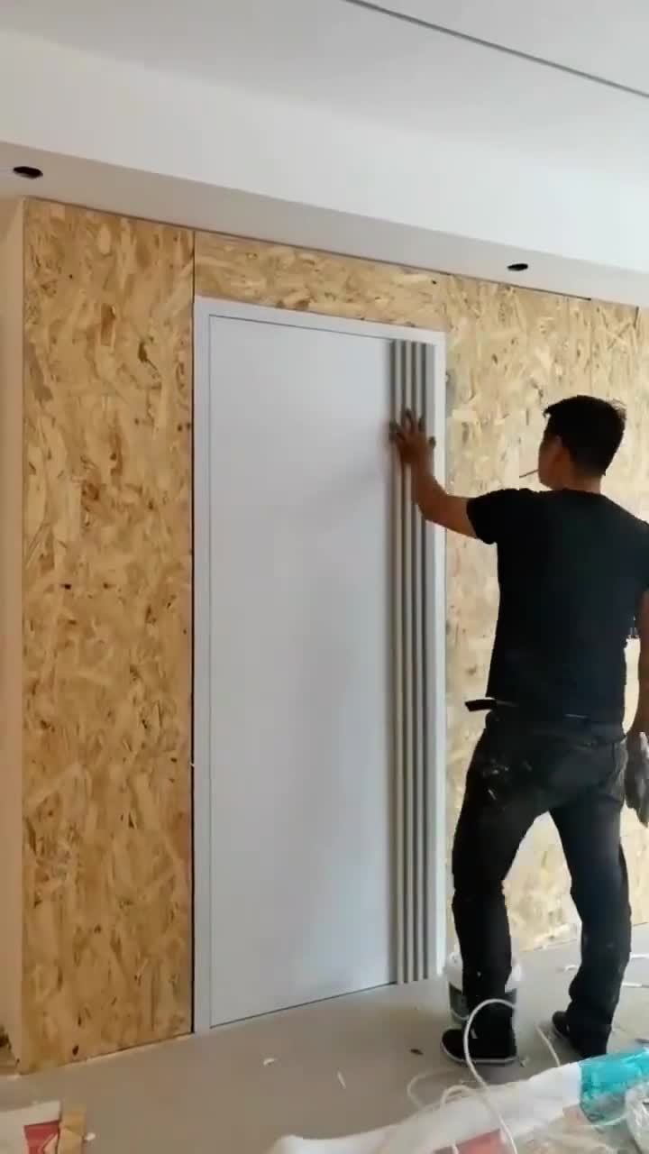 墙面安装木格栅好看吗? #生活技能