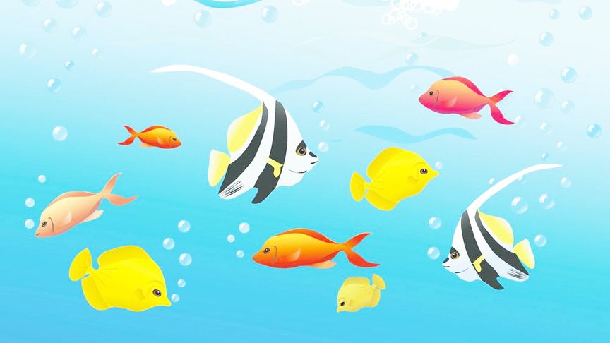 一组小鱼简笔画,一分钟教你画好三种不一样的鱼,赶紧来学习吧