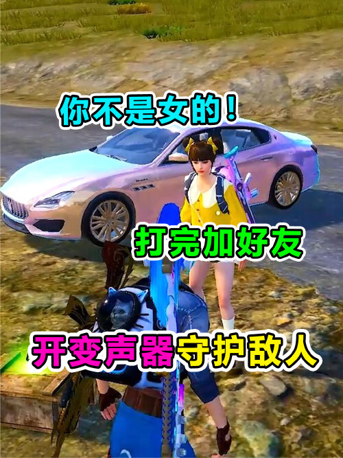 挂机遇暖心小姐姐,天成开启变声器守护