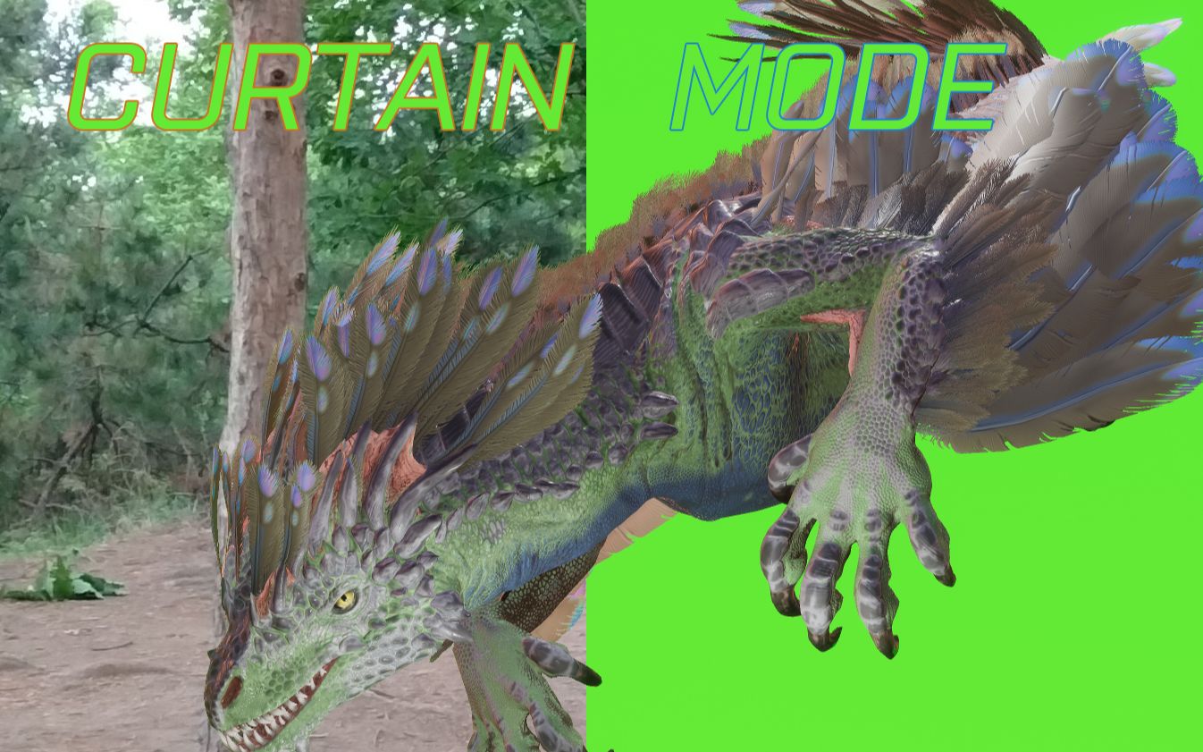 [教程]使用方舟生存进化颜色可视化工具把恐龙P到真实世界里!