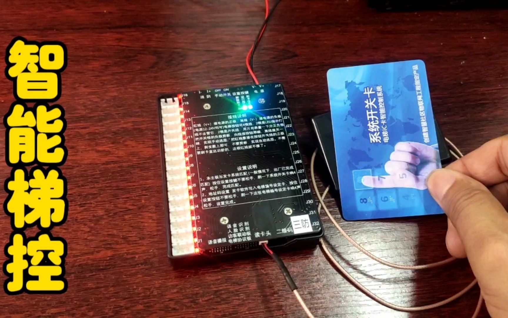 智能梯控系统的组成,和控制原理