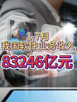 这个万亿市场有你的贡献!2025年前7个月,我国软件和信息技术服务业...