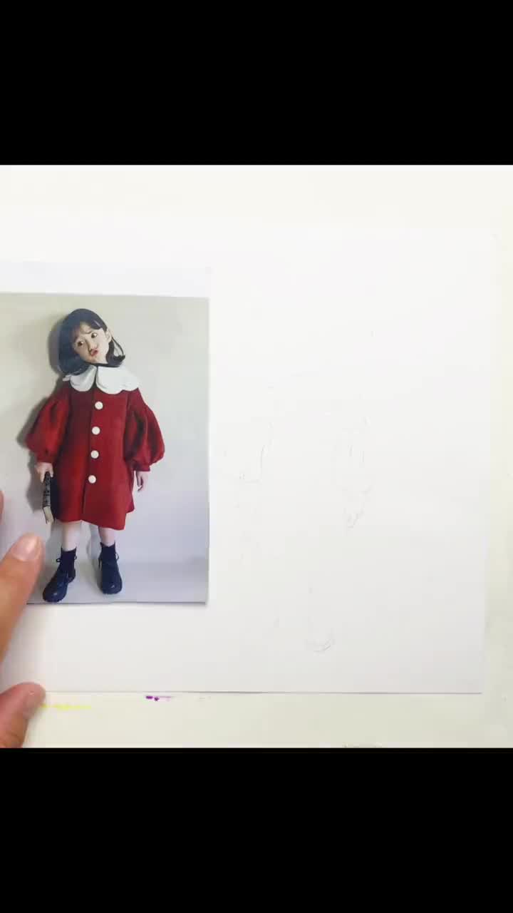 人物卡通小 #动漫 #人物 #画画 #热爱画 #儿童美术