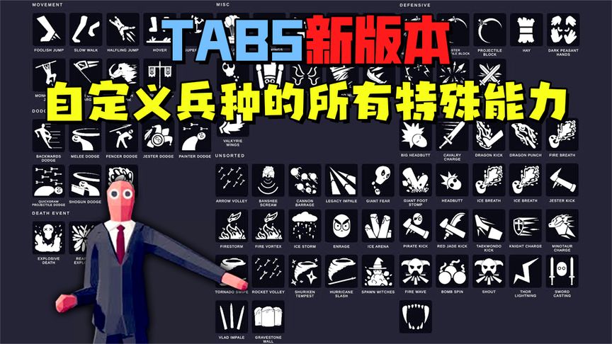 全面战争模拟器:新版本【自定义兵种】的所有特殊能力!