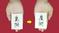 魔术教学,卡片上的文字瞬间变换,特简单