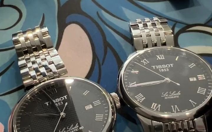 两款天梭力洛克 一个80机芯动力更长 一个2824走时更稳定 工价都...