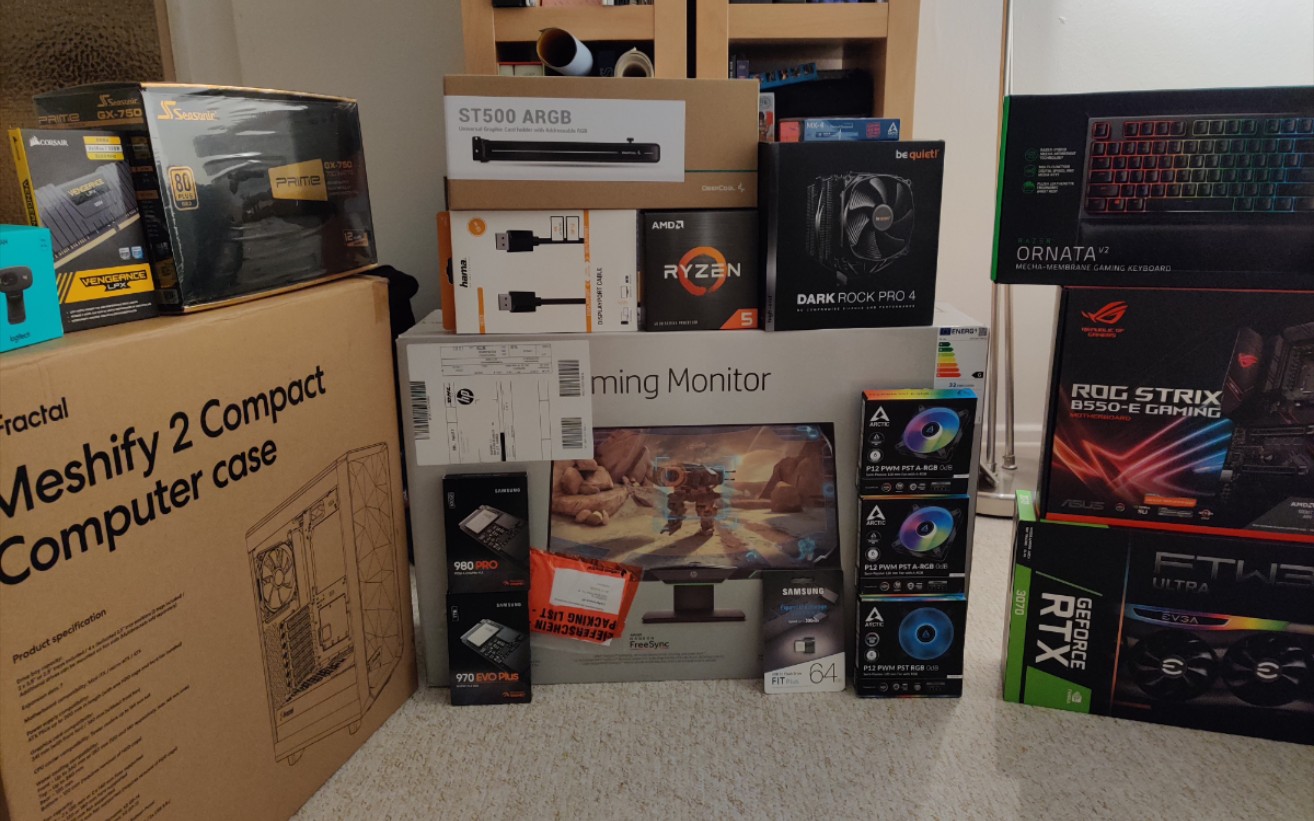 [数码]你见过用EVGA显卡的吗?攒了两个月的1.45w的风冷主机(无显示...