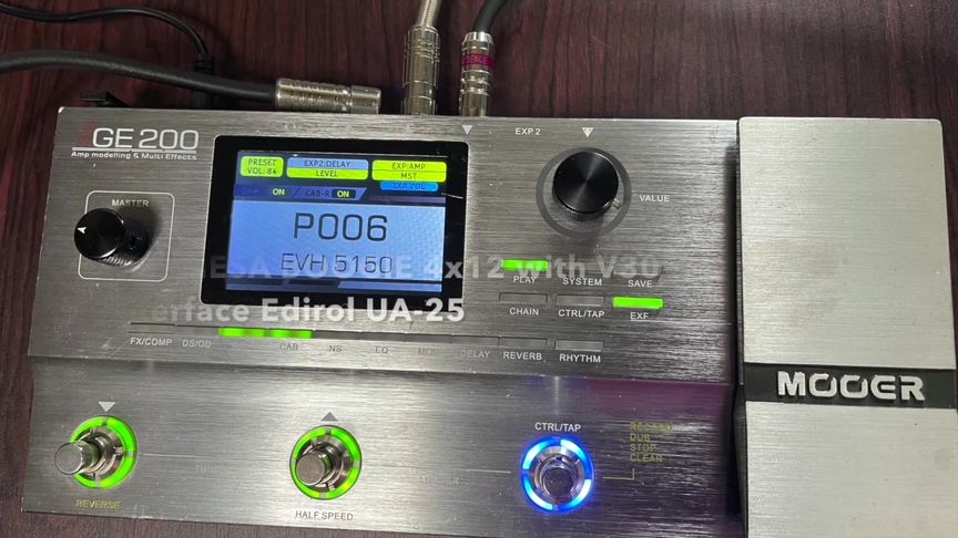 GE200音箱模拟5150II对飚真实管箱试听!#效果器 #电吉他 #音箱