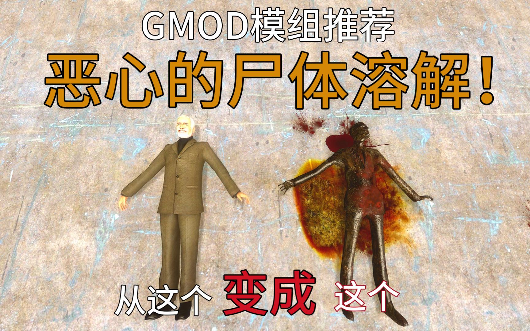 【GMOD模组推荐】恶心的尸体溶解!