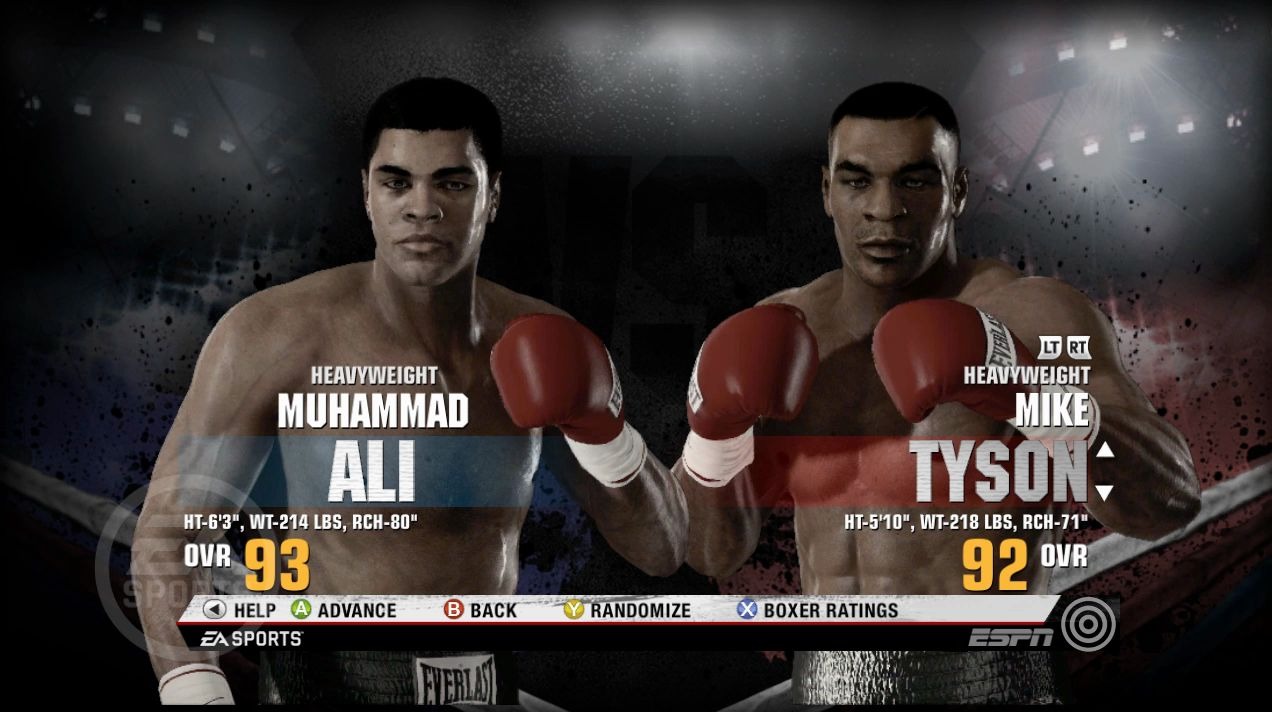 XENIA模拟器不完美模拟拳击之夜5阿里VS泰森