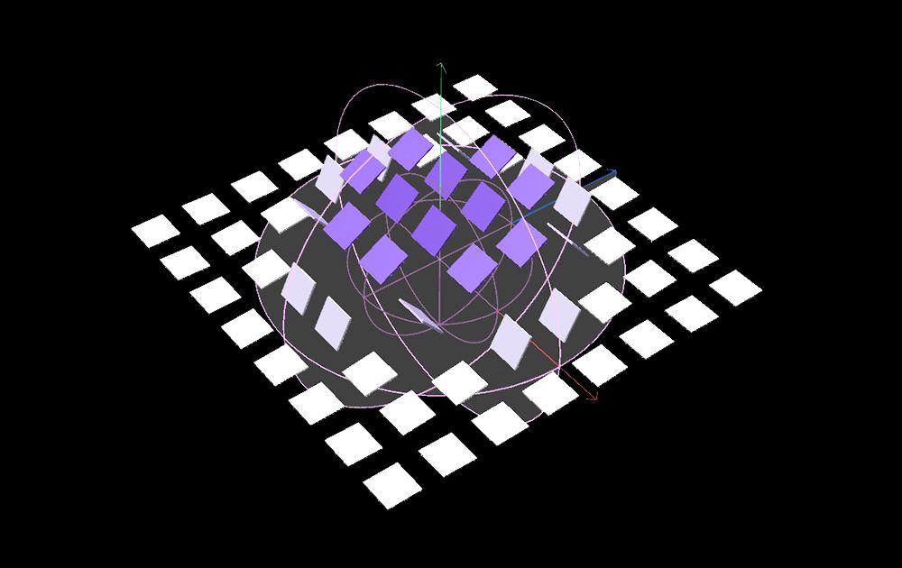 C4D动画_方块翻转(简易、延迟、弹簧、球体域)
