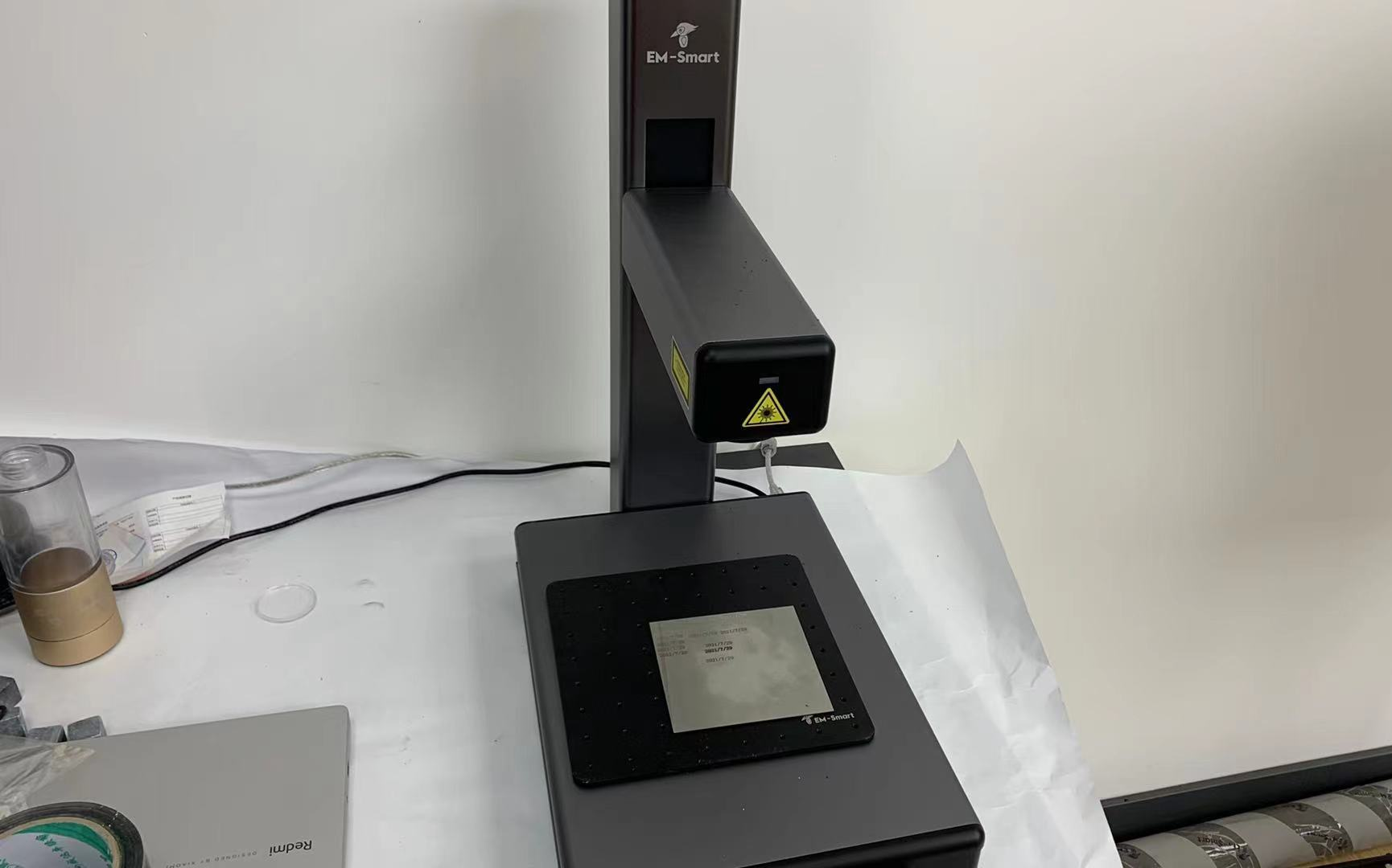 不锈钢激光打标参数测试