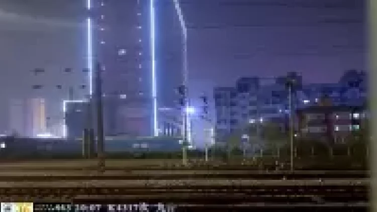 火车视频 冬日绿皮车宝鸡运转Z76 Z130 Z266次陇海线火车视频44302