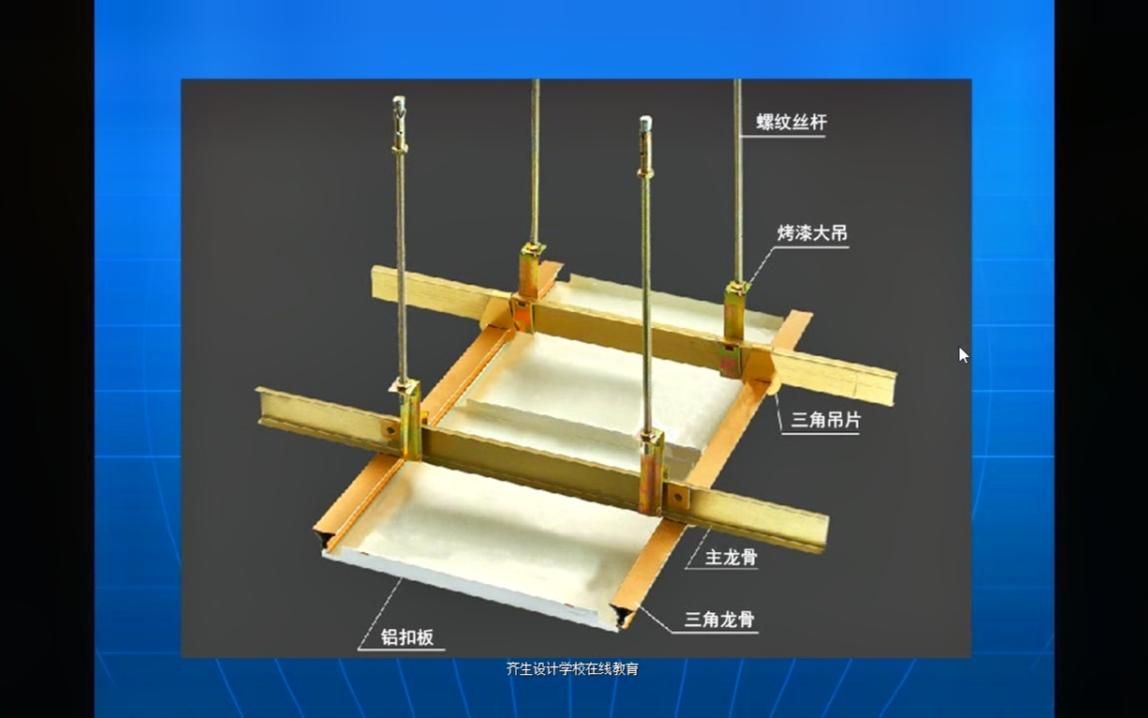 装修工艺:厨房卫生间吊顶常用的铝扣板到底是怎么扣上去的?