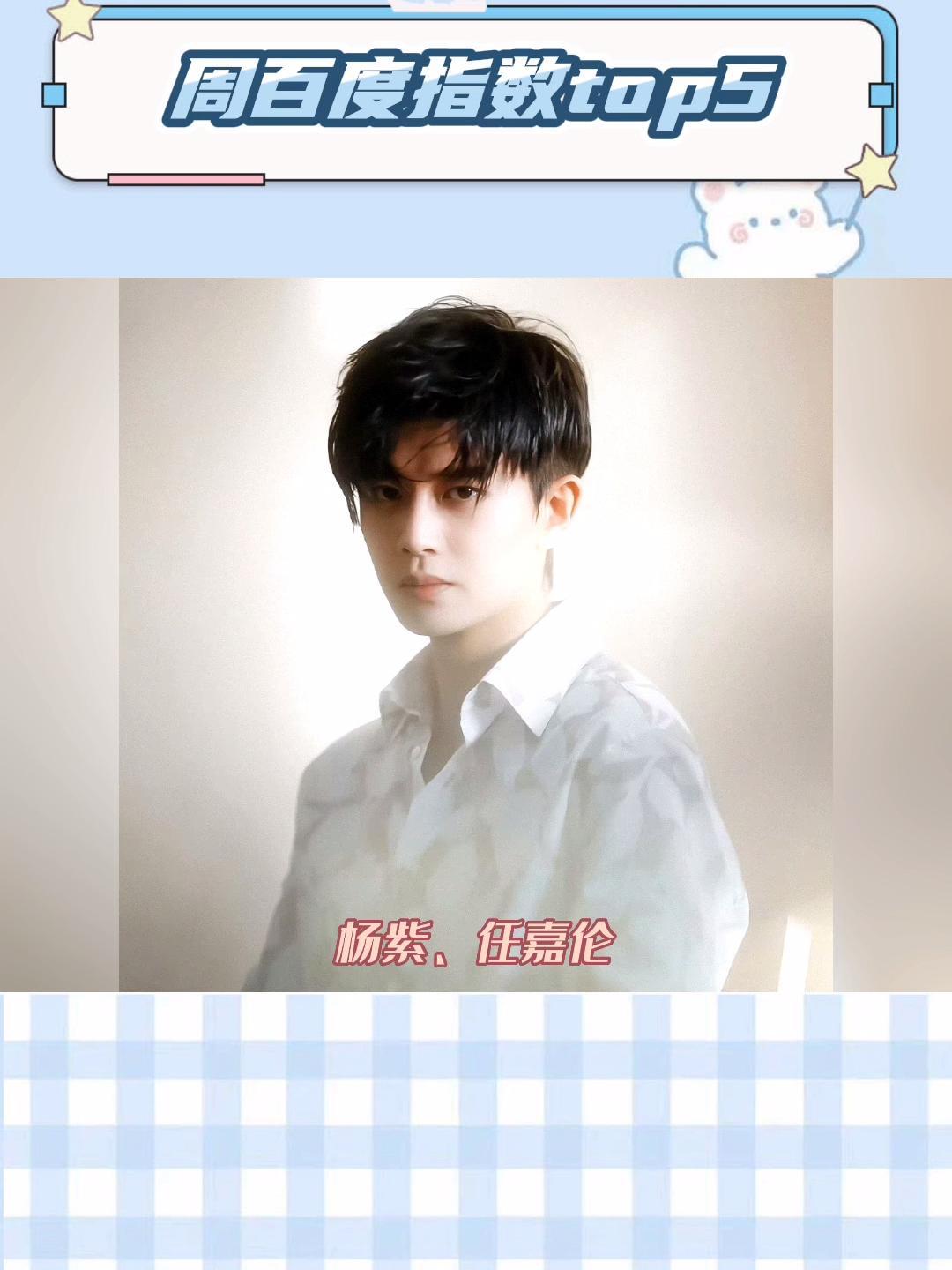 #8年电视剧演员周百度指数top5 来看看有没有你喜欢的演员呢?#娱乐.