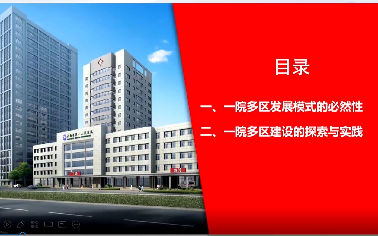 新医改形势下的一院多区探索与实践【蒋立虹】