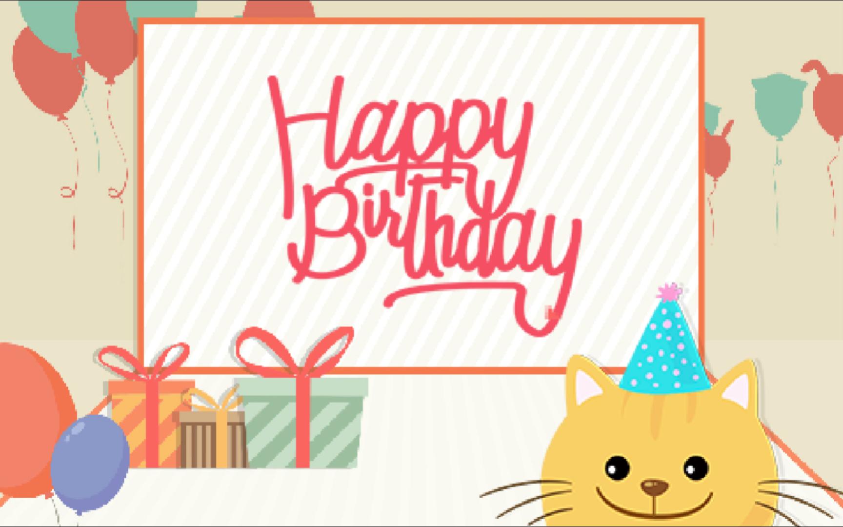 scratch趣味编程进阶 第32课 生日贺卡