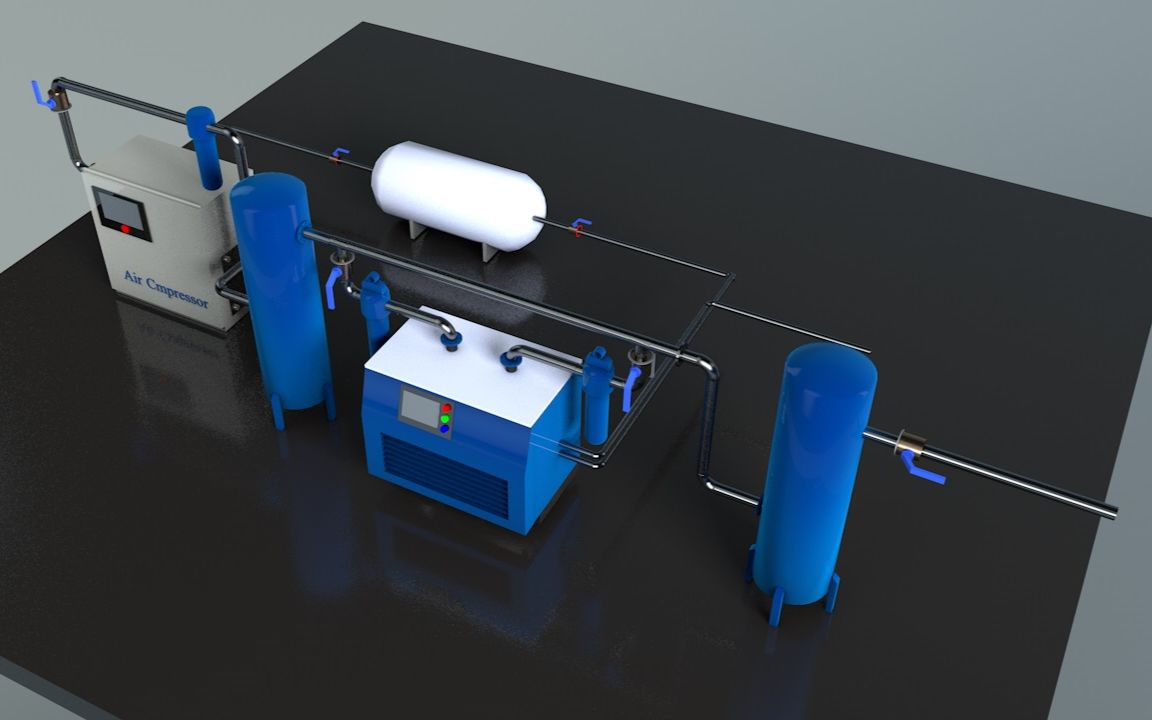 节能减排LNG/LCNG冷能仪表风干燥机系统视频