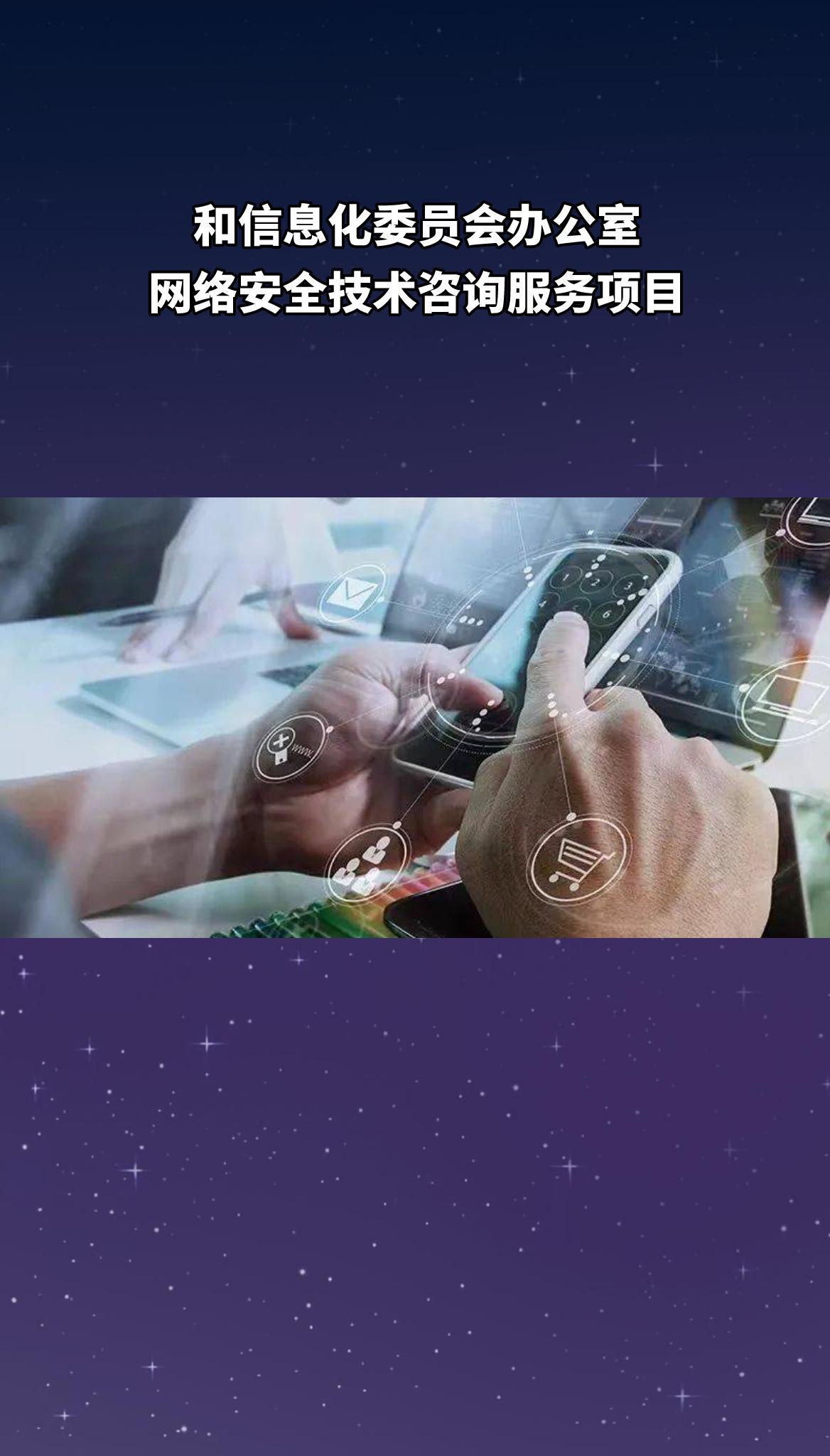 和信息化委员会办公室网络安全技术咨询服务项目