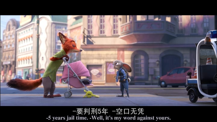 ...城》2分15秒 2人 英文配音视频素材 消音视频素材【中英文字幕高清】