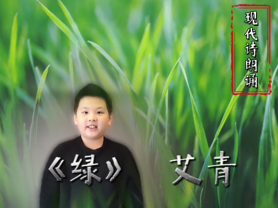 现代诗歌朗诵—《绿》艾青