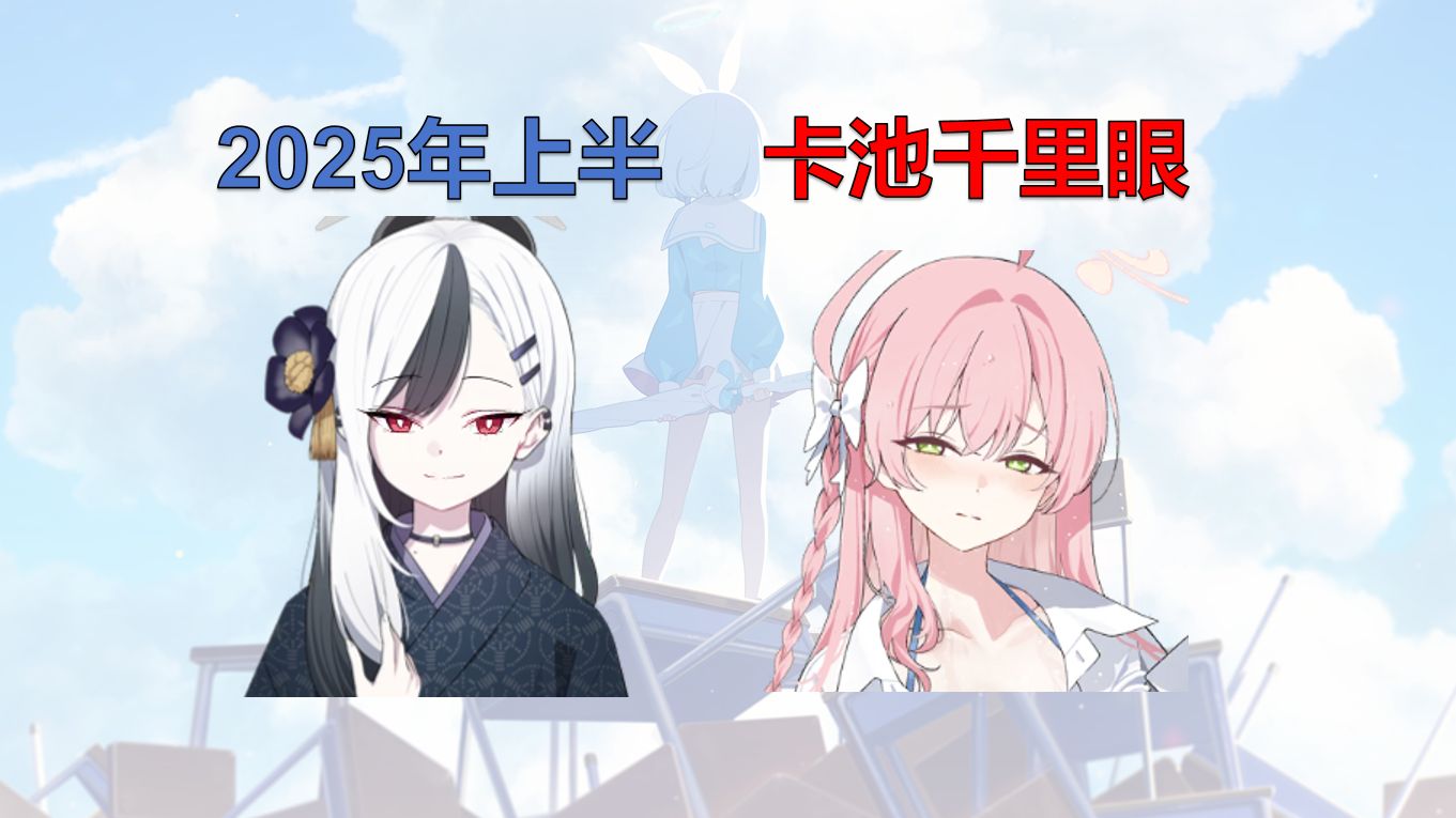 【蔚蓝档案】2025上半年卡池千里眼!全角色简评&抽卡规划!萌新入坑...