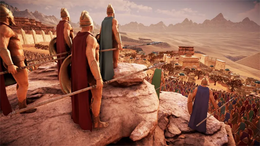 斯巴达大军攻城,防守方好无奈,史诗战争模拟器2