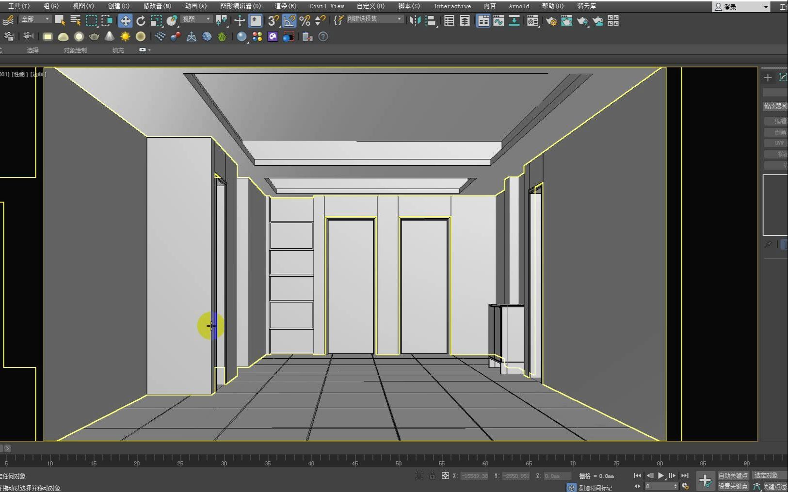 干货教学,3DMAX踢脚线快速制作方法