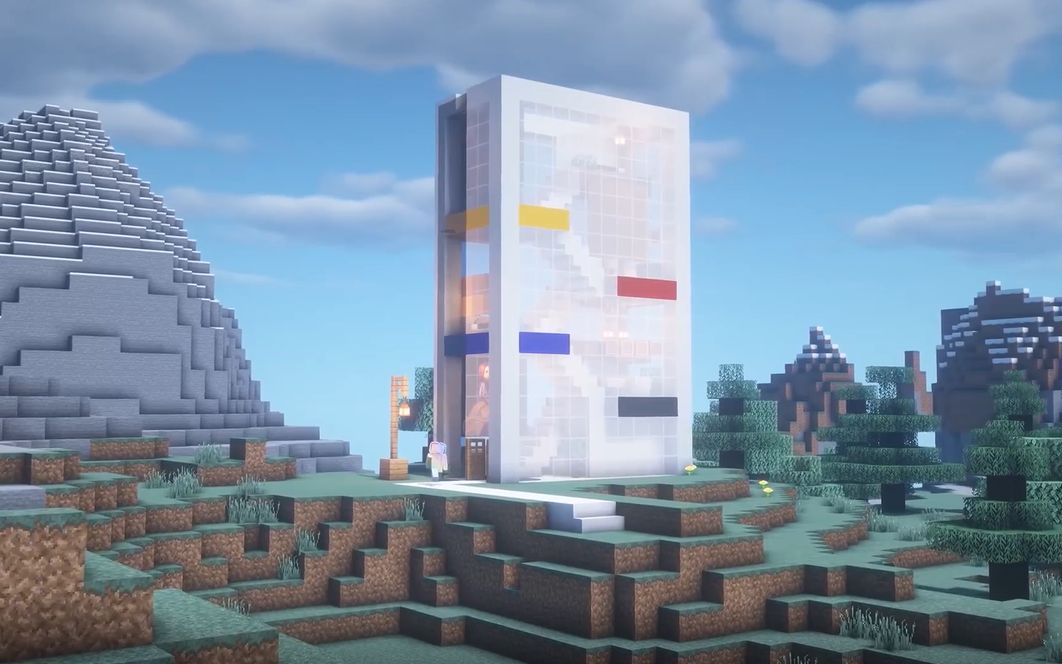【我的世界建筑】教你搭建现代大厦!(授权转载)