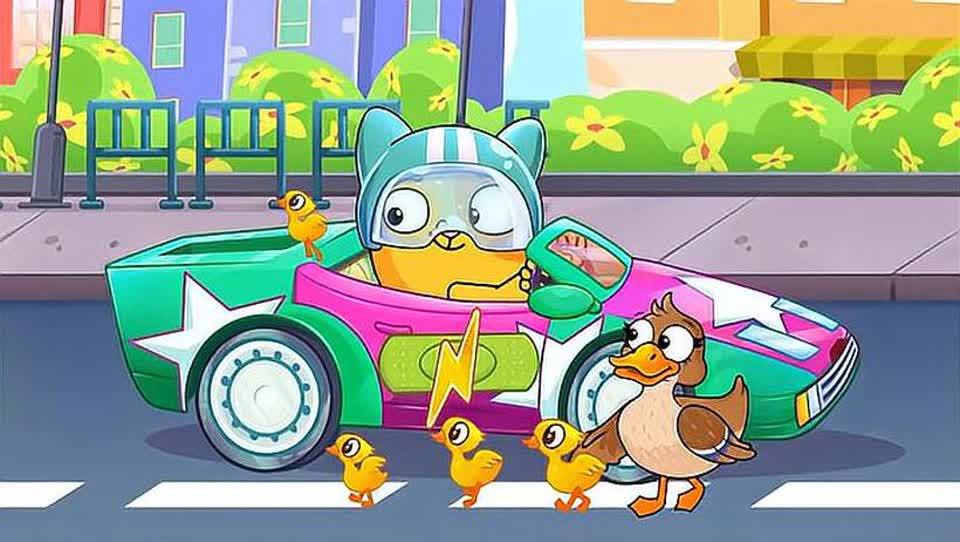 趣味动画:我是小小修理工,孩子们的车子坏了,小朋友帮忙修理