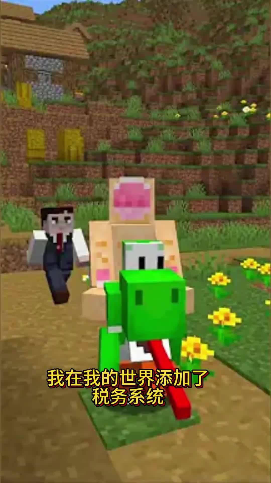 我在我的世界中添加了税务系统